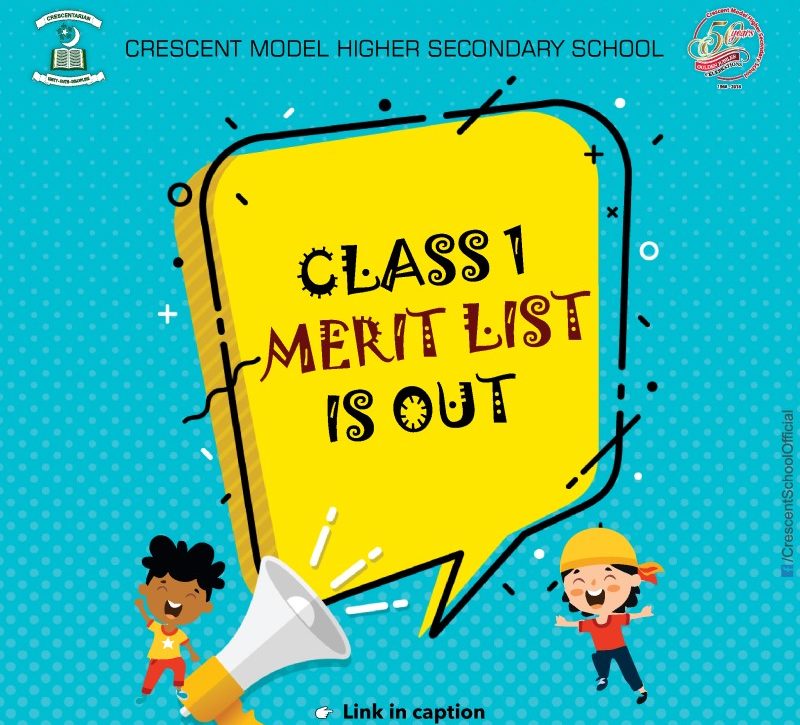 Merit List – Crescent School